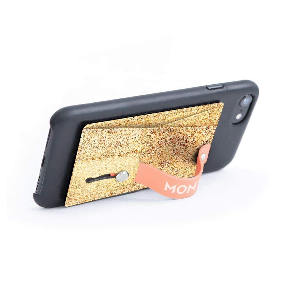 MONET RFID Blocking Phone Grip Wallet & Kickstand for Men & Women, Card Holder for Phone Case