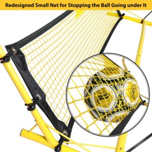 PodiuMax Upgraded Portable Soccer Trainer, 2 in 1 Soccer Rebounder Net to Improve Soccer Passing and Solo Skills, 6ft x 4.7ft