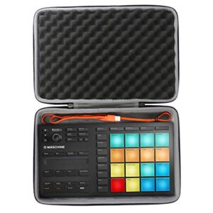 co2crea hard travel case replacement for native instruments maschine drum controller (native maschine mikro mk3 case)