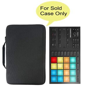 co2CREA Hard Travel Case replacement for Native Instruments Maschine Drum Controller (Native Maschine Mikro MK3 Case)