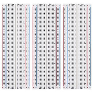 deyue 3 set of solderless prototype breadboard 830 tie points breadboard