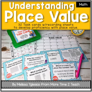 place value task cards