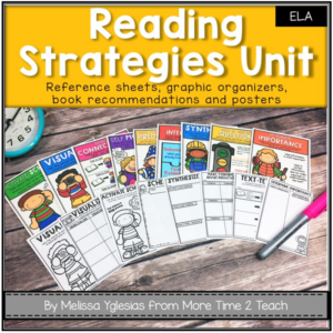 reading strategies companion | activities | graphic organizers | posters