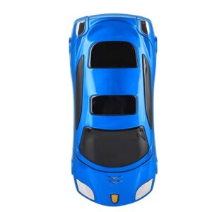 Car-Shaped Flip Phone for Senior & Kids, Flip Keypad 2G GSM Cell Phone 100-240V, Support MP3, Camera, Video Playback, Recording, Radio, Bluetooth, Calculator(Blue)