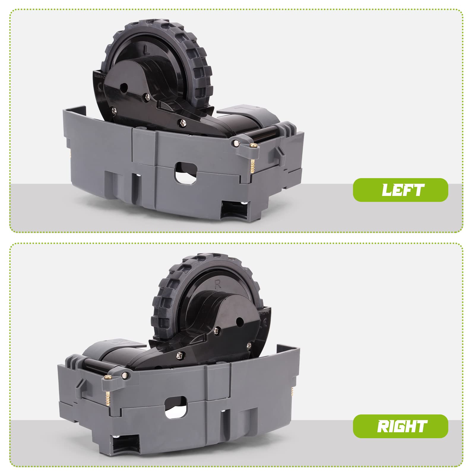 Right Left Drive Wheel Module Pair for iRobot Roomba 500 600 700 800 900 Series Interchangeable 880 980 960 860 864