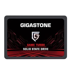 gigastone sata ssd 128gb 2.5 inch ssd 520mb/s upgrade laptop pc memory and storage ps4 hdd replacement 2.5" internal solid state hard drives sata iii slc cache 3d nand game turbo performance