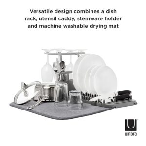 Umbra Udry Dish Rack With Dry Mat