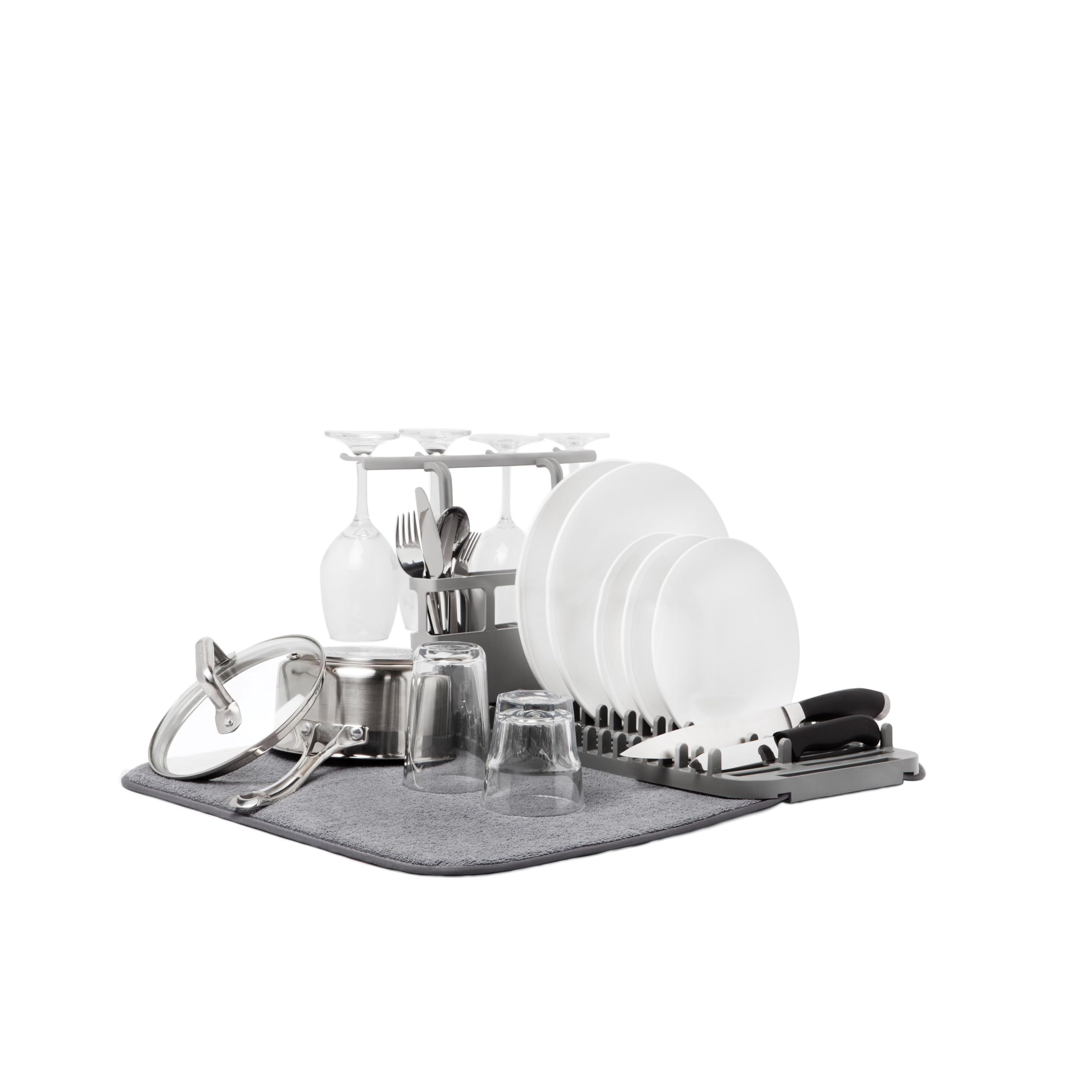 Umbra Udry Dish Rack With Dry Mat