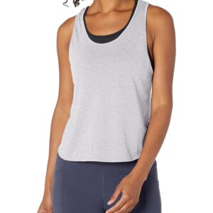 Soffe Womens Dance Crop Tank, ash X-Large