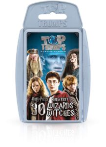 top trumps card game harry potter 30 wizard witches - family games for kids and adults - learning games - kids card games for 2 players and more - kid war games - card wars - for 6 plus kids