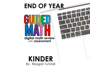 digital end of year math review kindergarten