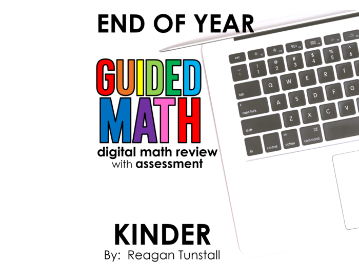 Digital End of Year Math Review Kindergarten