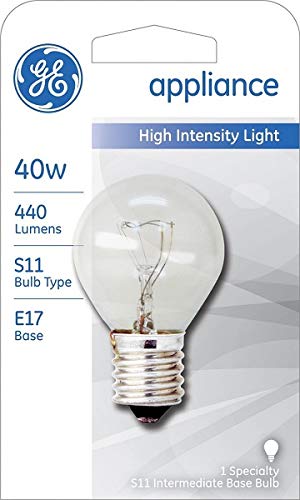 GE 35156 40W High Intensity Clear Appliance Light Bulb - Quantity 10