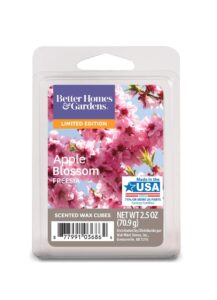 better homes & gardens apple blossom freesia 2019 edition wax cubes