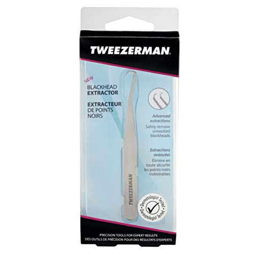 Tweezerman Stainless Steel Blackhead Extractor, Silver