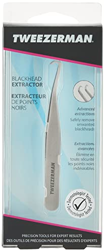 Tweezerman Stainless Steel Blackhead Extractor, Silver