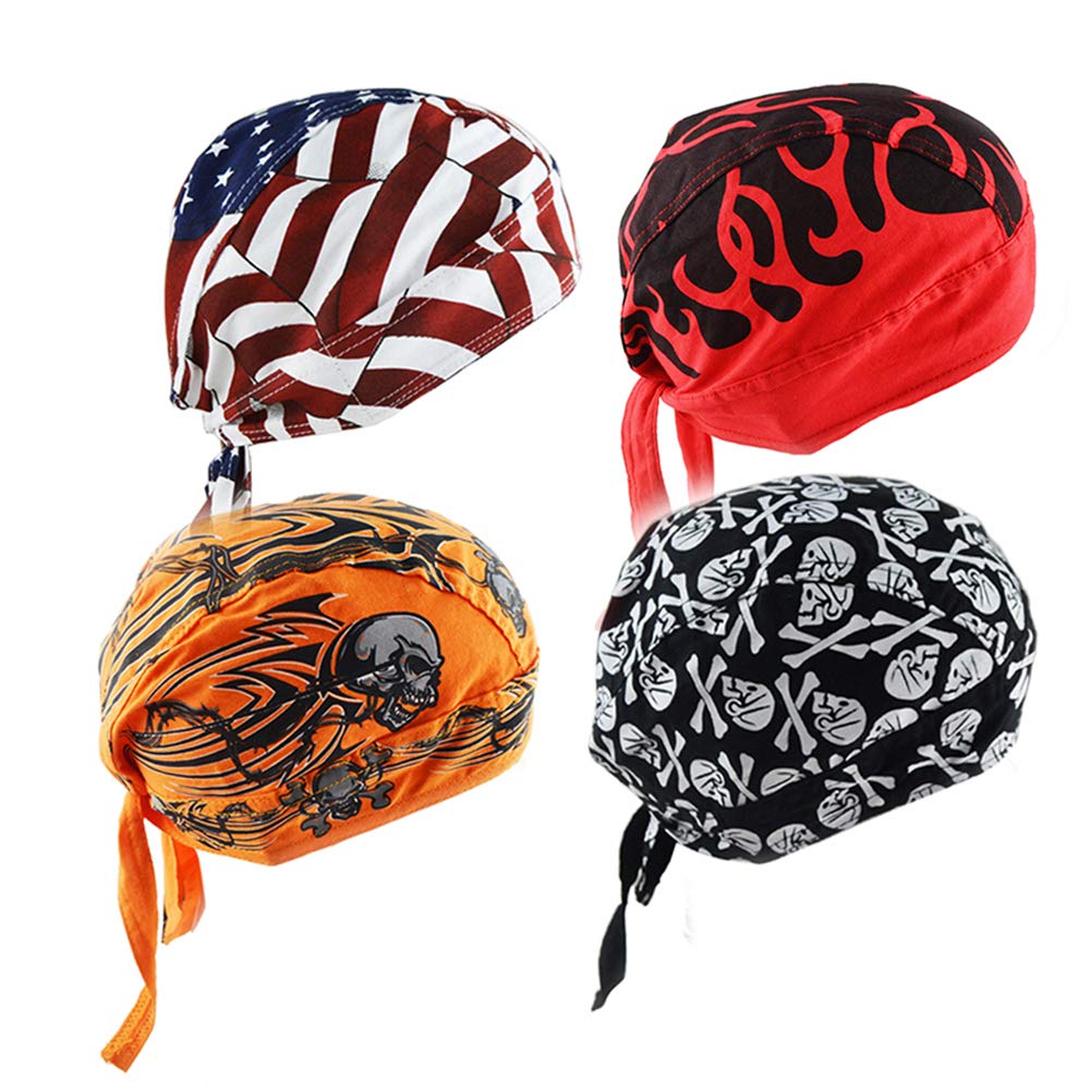 Cycling Doo RAG Skull Cap Hat Bandana Head Wrap Breathable Helmet Liner