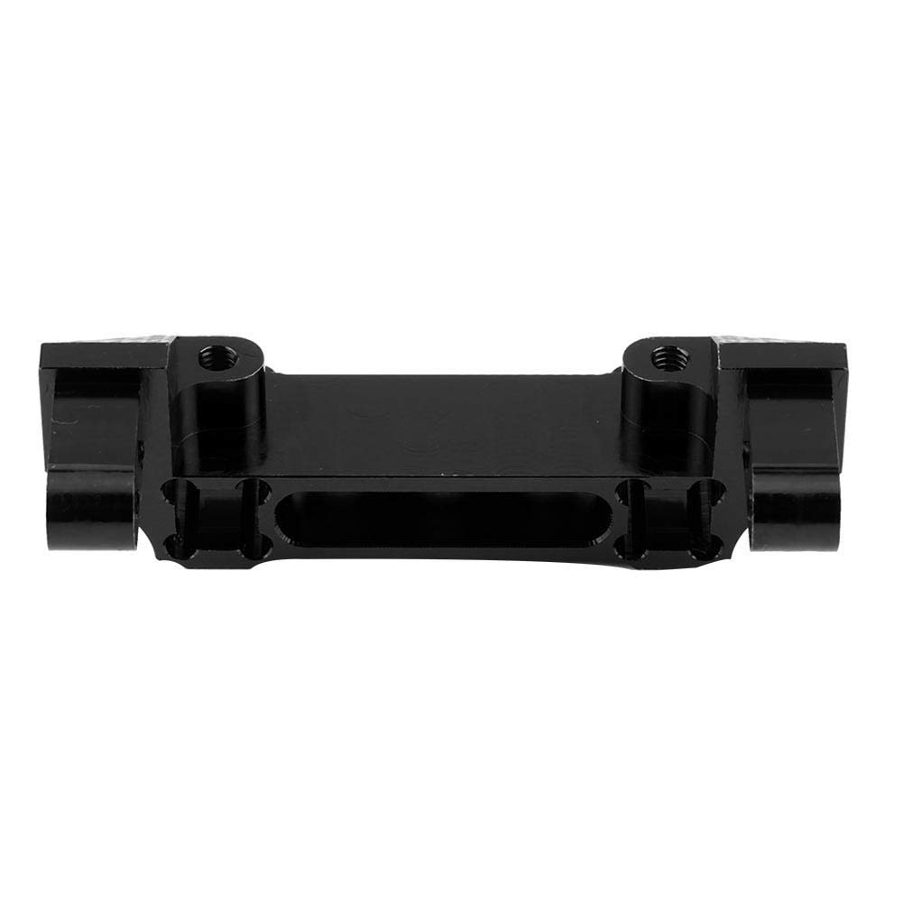 Dilwe Front Bumper Mount, Front Bumper Servo Bracket Relocation Bumper Mount Stand for Traxxas TRX-4 RC Crawler Car RC Accessoires(Black)