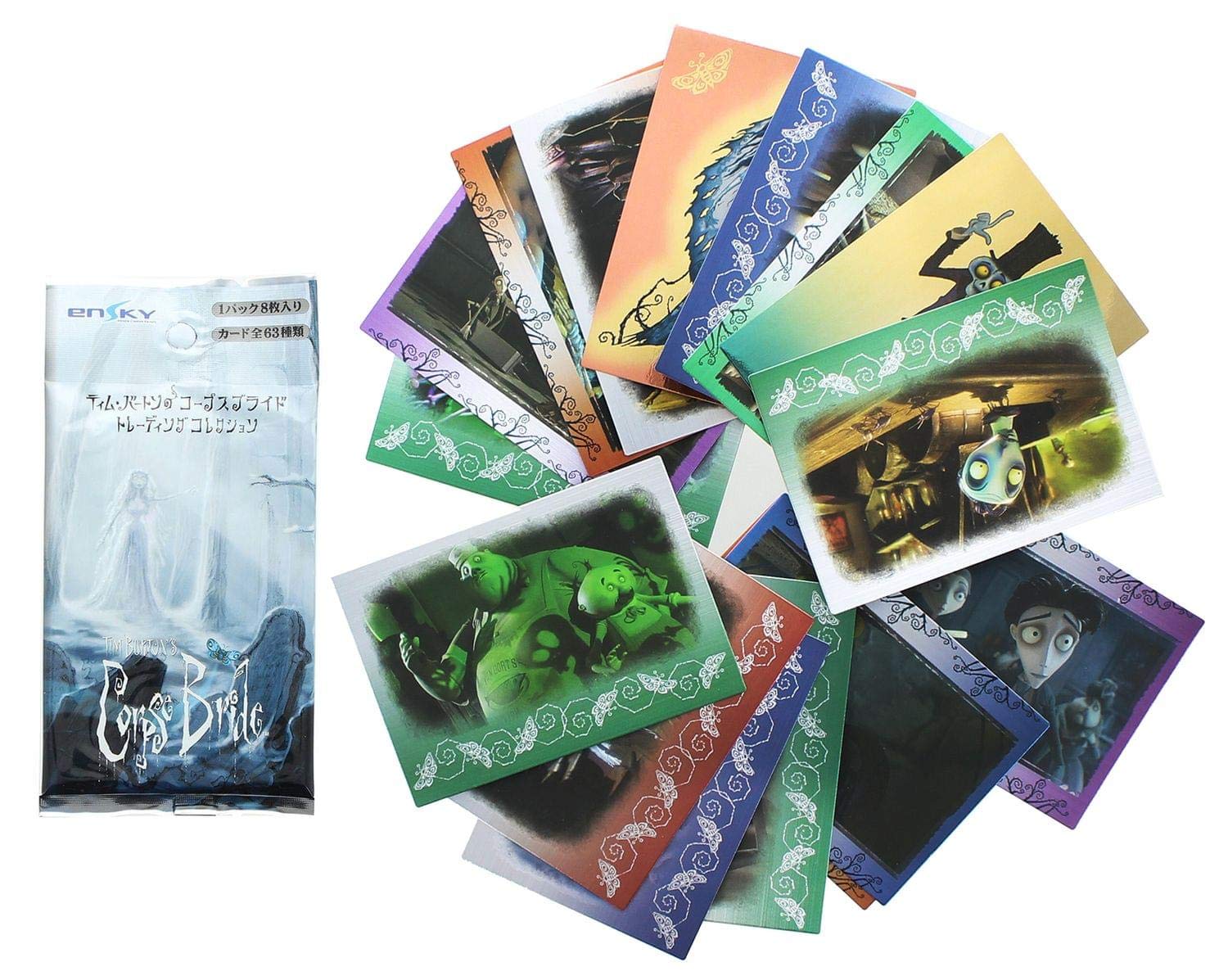 Toynk Corpse Bride Japanese Trading Cards Box Set - 15 Packs