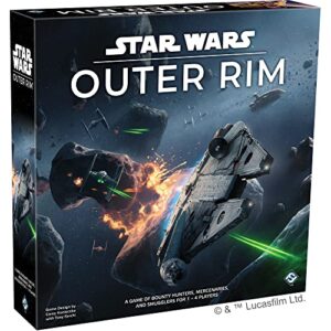 star wars outer rim board game | strategy game | adventure game for adults and teens | ages 14 and up | 1-4 players | average playtime 3-4 hours | made by fantasy flight games