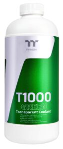 thermaltake t1000 1000ml new formula green transparent water cooling solution anti-corrosion anti-freeze minimize precipitation cl-w245-os00gr-a