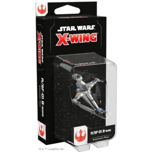 star wars x-wing 2nd edition miniatures game a/sf-01 b-wing expansion pack | strategy game for adults and teens | ages 14+ | 2 players | average playtime 45 minutes | made by atomic mass games