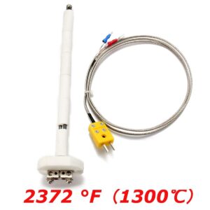 K Thermocouple Block Ceramic Insulator Kiln Probe 2372 F 11G High Temperature