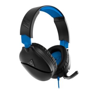 turtle beach recon 70 multiplatform gaming headset for ps5, ps4, xbox series x|s, nintendo switch, pc, mobile w/ 3.5mm wired connection - flip-to-mute mic, 40mm speakers, lightweight design – black