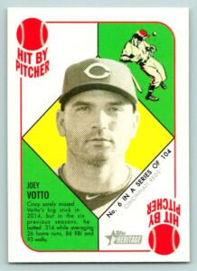 2015 topps heritage '51 collection #6 joey votto reds mlb baseball card nm-mt