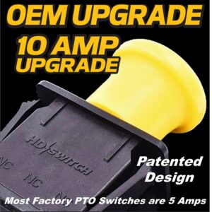 HD Switch 10 AMP Upgrade Blade PTO Switch Replaces Husqvarna YTH1542XP, YTH1542XPG, YTH1848XP, YTH1848XPF, LZ 52" 60 72