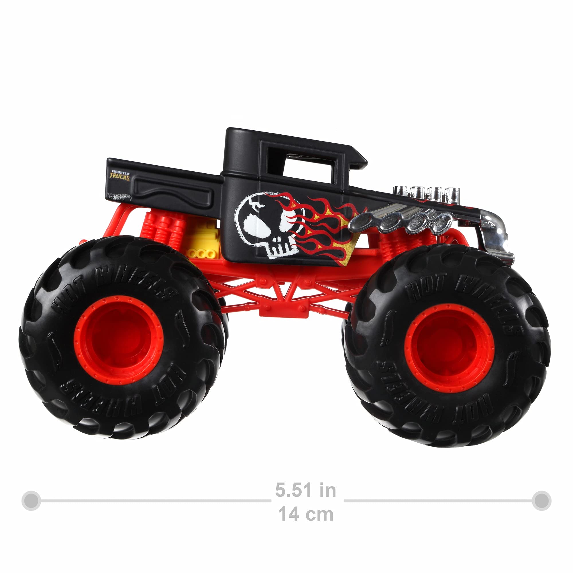 Hot Wheels Bone Shaker Monster Truck Double Troubles 1:24 Scale Transforming Trucks Ages 3 to 5