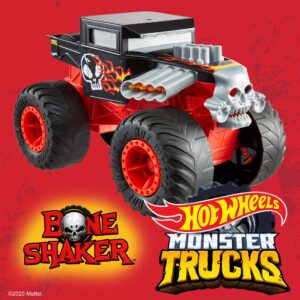 Hot Wheels Bone Shaker Monster Truck Double Troubles 1:24 Scale Transforming Trucks Ages 3 to 5