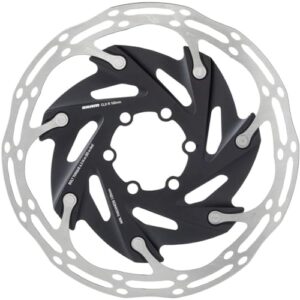 sram centerline xr disc brake rotor - 160mm, 6-bolt, silver/black