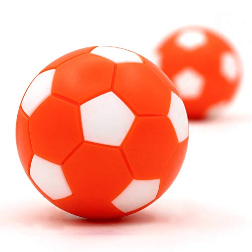 OuMuaMua 9pcs Foosball Table Balls 1.42 Inch Table Soccer Balls for Foosball Tabletop Game Foosball Accessory Replacements Multicolor World Cup Foosball