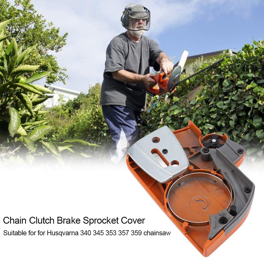 Chain Clutch Brake Sprocket Cover High Hardness Good Strength Chainsaw Fit for Husqvarna 340 345 353 357 359