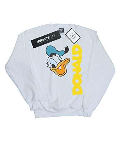 Disney Girls Donald Duck Greetings Sweatshirt White 12-13 Years