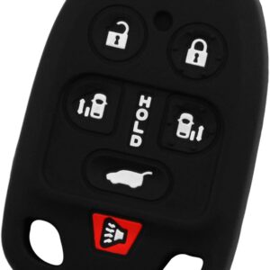 KeyGuardz Keyless Remote Car Key Fob Outer Shell Cover Soft Rubber Case for Honda Odyssey 11 12 13 14 N5F-A04TAA