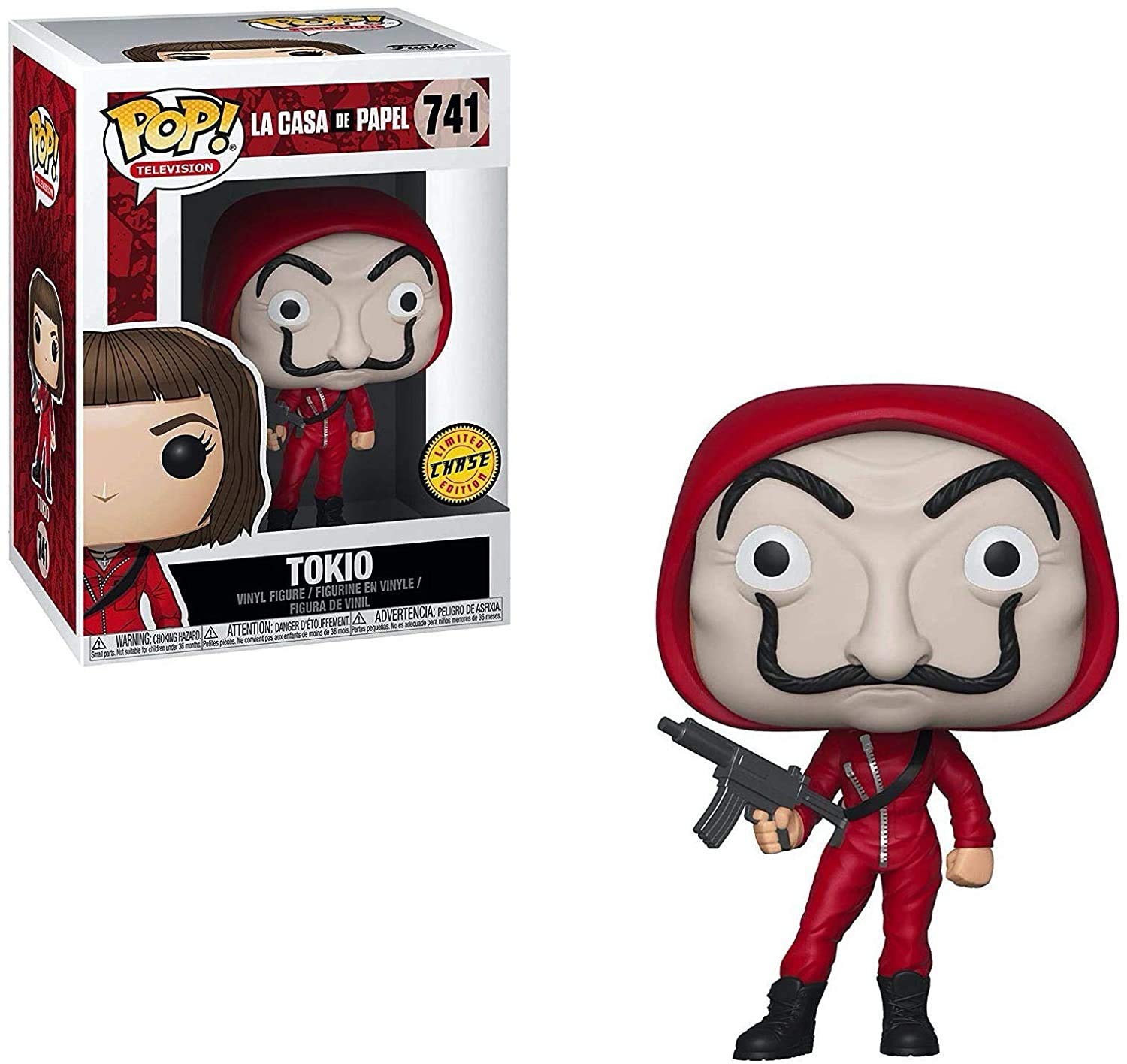 Funko Money Heist: La Casa De Papel - Tokio Limited Edition Chase Pop! Vinyl Figure (Includes Compatible Pop Box Protector Case)