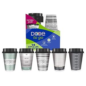 14-Pk. Coffee Cups with Lids, 12-oz.