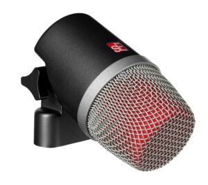 se v-kick supercardioid dynamic kick drum microphone with classic and modern voices electronics