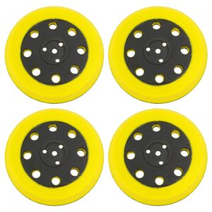 superior parts rsp45 5" dia 8 vacuum holes hook & loop sanding pad for bosch 2610917408, rsp45 dd - 4 pack