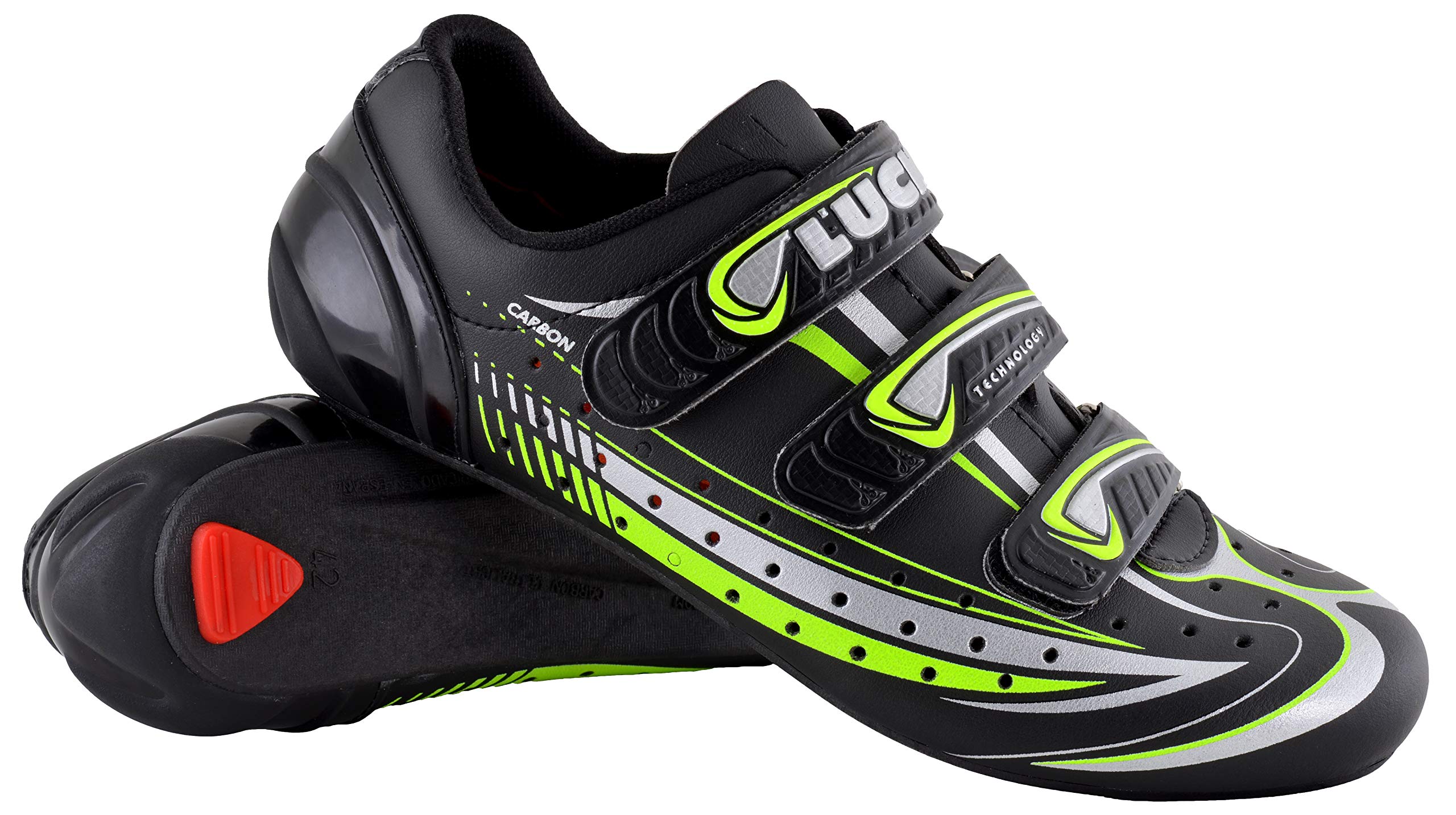 LUCK Unisex_Adult Mega Cycling Shoe, Black, 45 EU