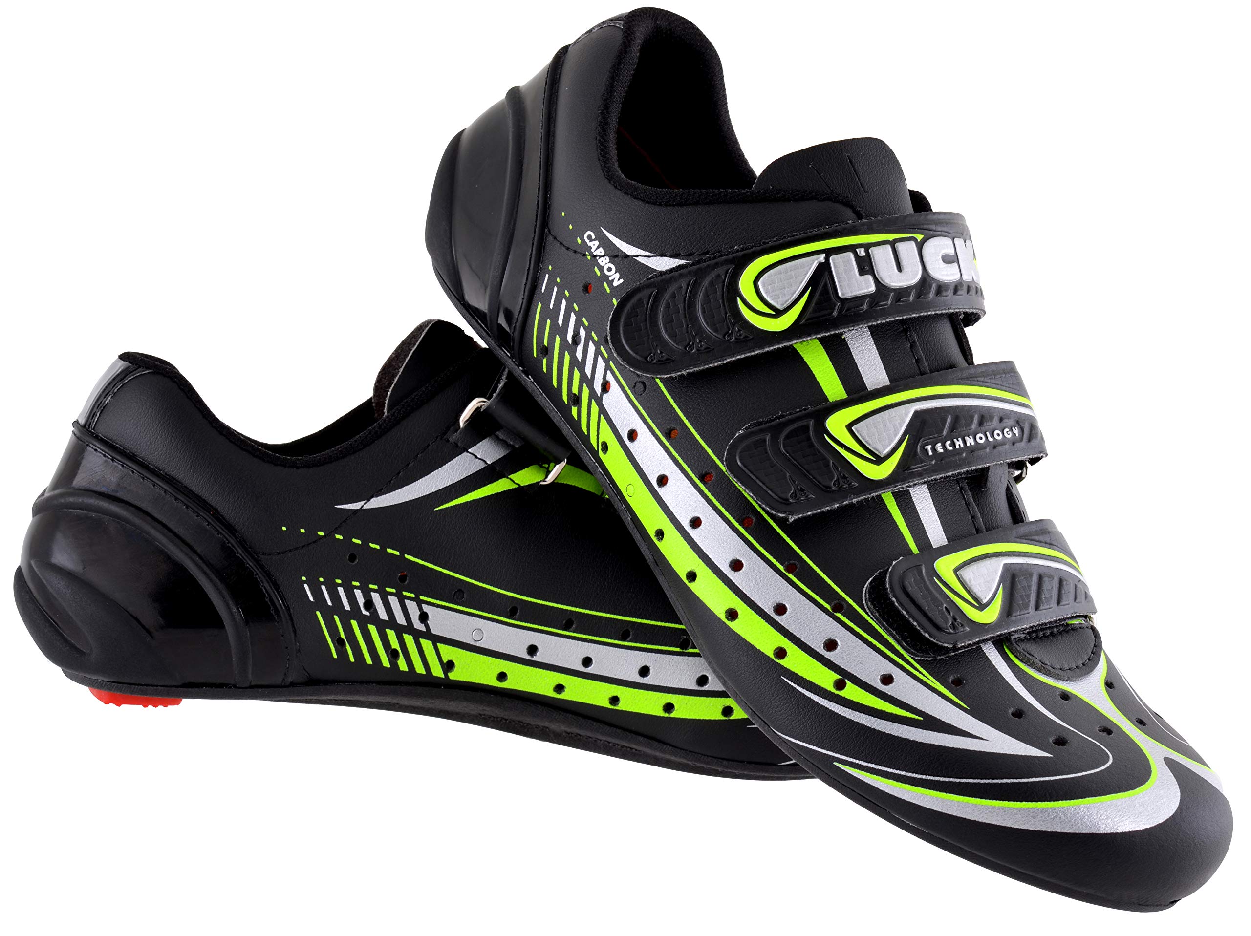 LUCK Unisex_Adult Mega Cycling Shoe, Black, 45 EU