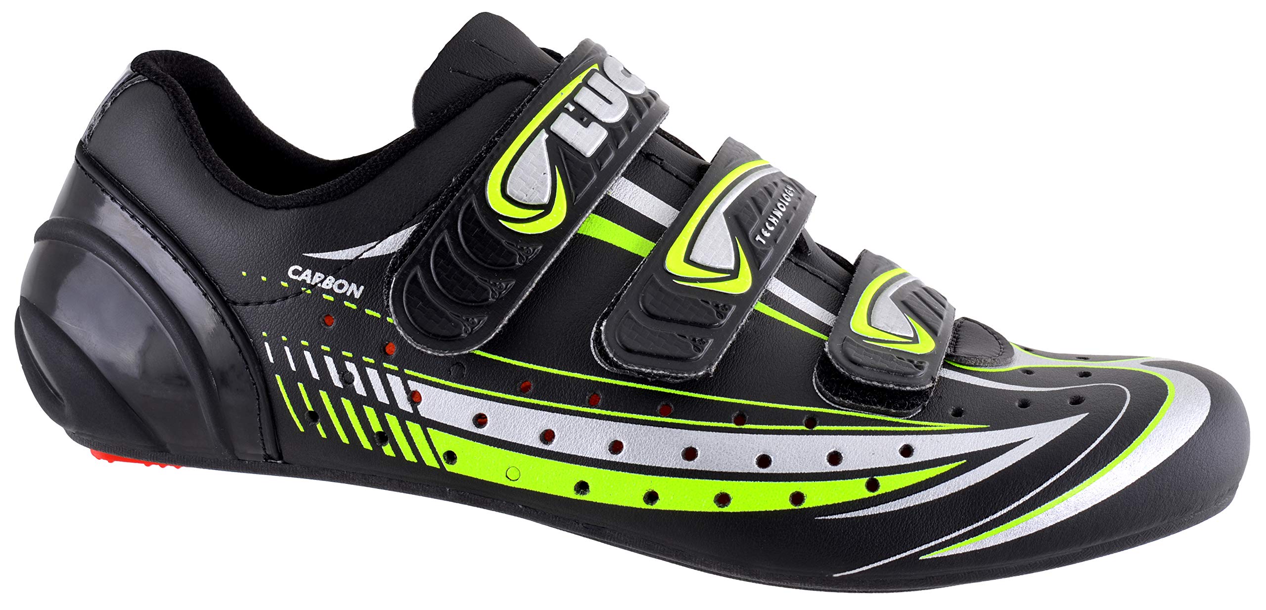 LUCK Unisex_Adult Mega Cycling Shoe, Black, 45 EU