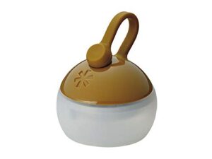 snow peak's mini hozuki lantern, moss, es-041gr-us, designed in japan, lifetime product guarantee, lightweight, compact for camping or backpacking, camping light, one size