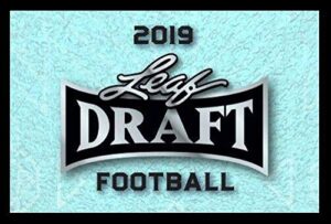 50 card lot x 2019 leaf draft bo jackson draft flashback wholesale investment lot + bonus free pack of 2018 score football (look for possible autographs, relics, barkley and mayfield rc) - all cards near mint+