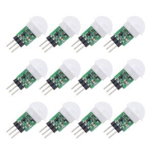 onyehn ir pyroelectric infrared pir motion sensor detector modules dc 2.7 to 12v(pack of 12pcs)