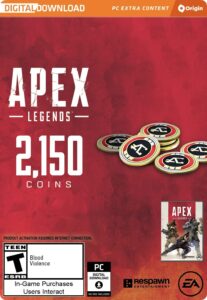 apex legends - 2,150 apex coins ea app - origin pc [online game code]