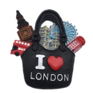 fridge magnet london england uk 3d handmade craft tourist travel city souvenir collection letter refrigerator sticker