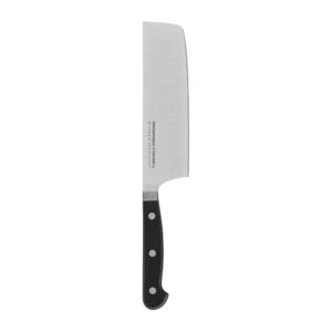 henckels classic christopher kimball edition 6.5 inch nakiri knife, japanese vegetable cleaver, german engineered informed by 100+ years of mastery, professional cutlery, tempered stainless steel